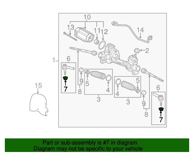 2010-2021 GM Nut 11609282 | GMPartsDirect.com