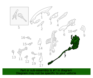 2021-2022 Hyundai Elantra Latch 81310-AA000 | OEM Parts Online