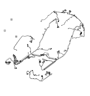 2021-2025 Mopar Mirror Jumper Wiring 68471148AA | My Mopar Parts