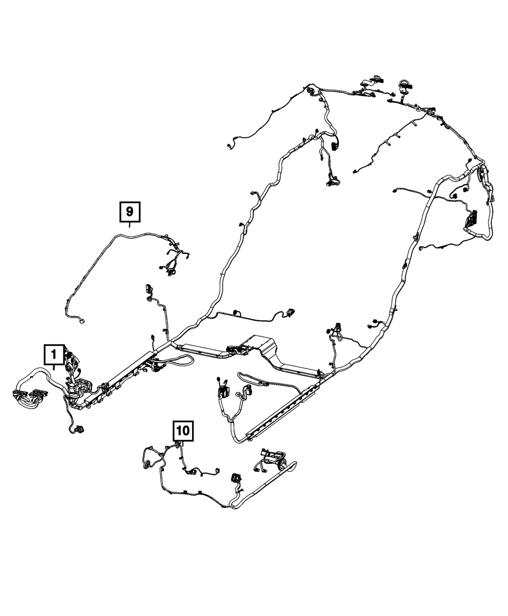 2024-2025 Dodge Durango Body Wiring 68663584AA | Retail Performance ...