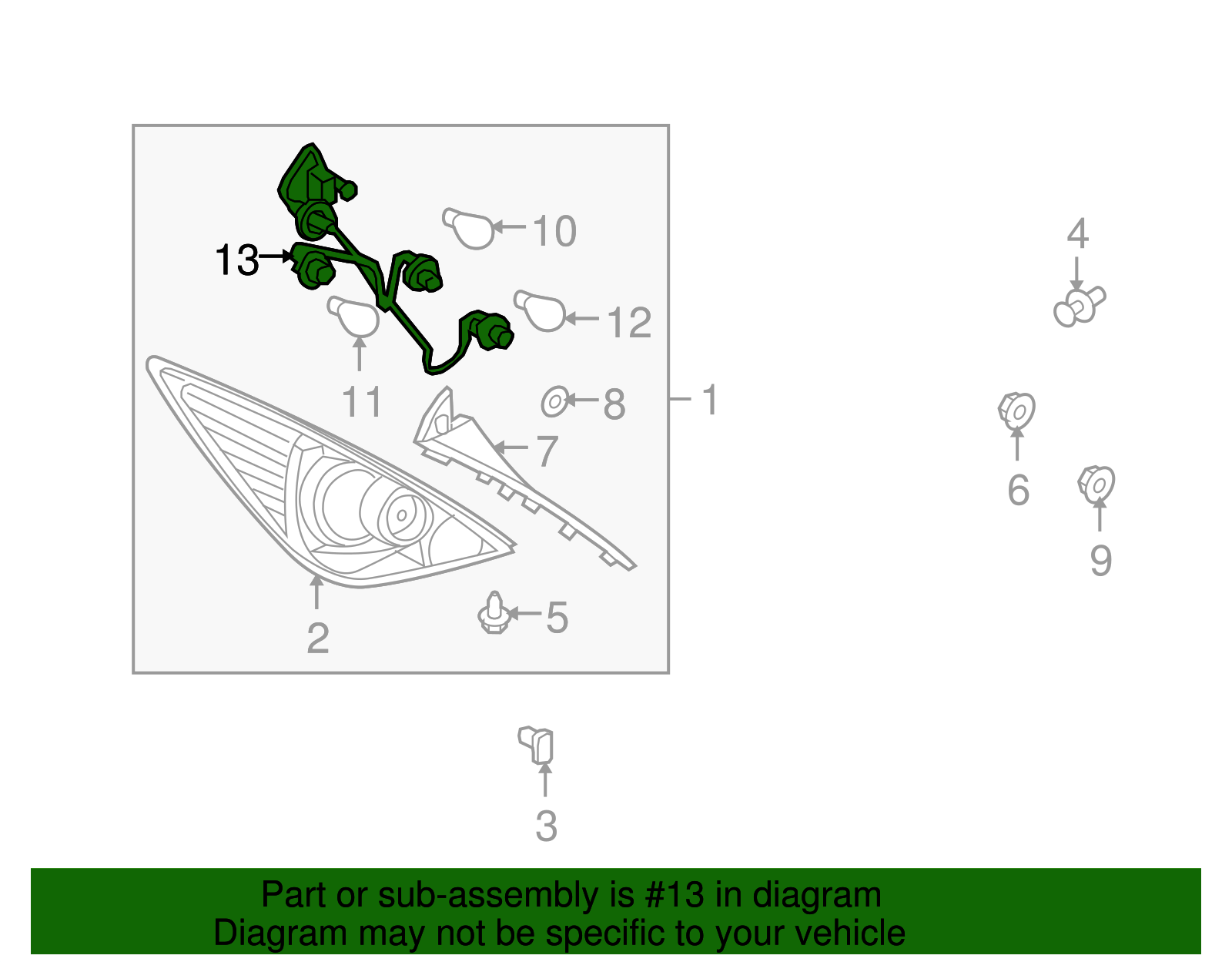 2007-2012 Nissan Versa Socket & Wire 26551-EM00A | OEM Parts Online