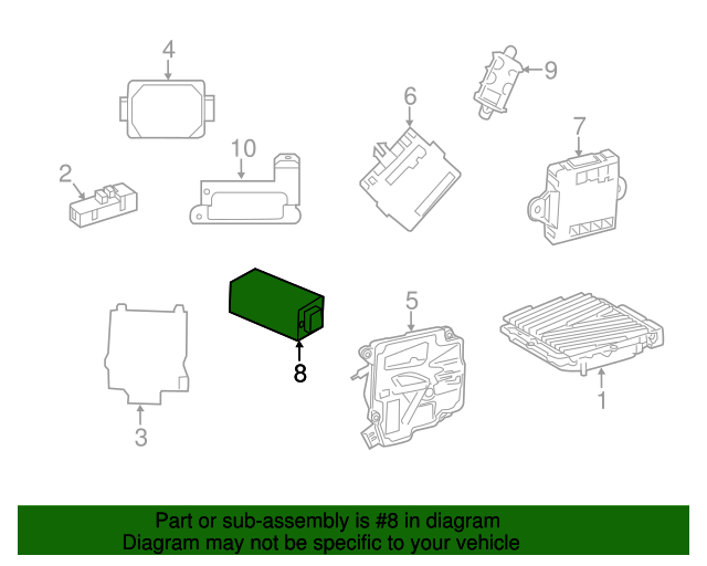 004-820-23-26 - Control Module 2012-2018 Mercedes-Benz | Mercedes-Benz ...