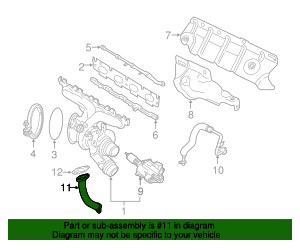 11427617535 - 2016-2021 BMW Oil Outlet Tube (11-42-7-617-535) | BMW of ...