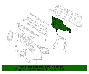 Genuine BMW 11-65-7-626-141 | Heat Shield | FREE Shipping on Most ...