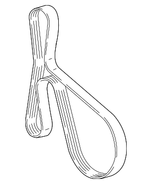 12667356 - V-Ribbed Serpentine Belt 2016-2018 GM | AutoNationParts.com