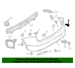 2011-2025 Nissan Bumper Cover Screw 63849-5V00A | Parts for Nissans