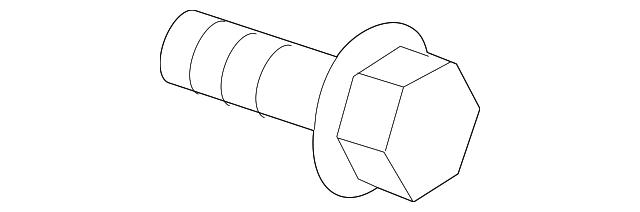 2011-2025 Nissan Bumper Cover Screw 63849-5V00A | Parts for Nissans