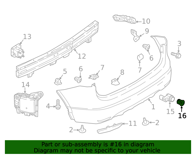 2019 Nissan Rogue Sport Sensor Ring 28533-6MM7B | TascaParts.com