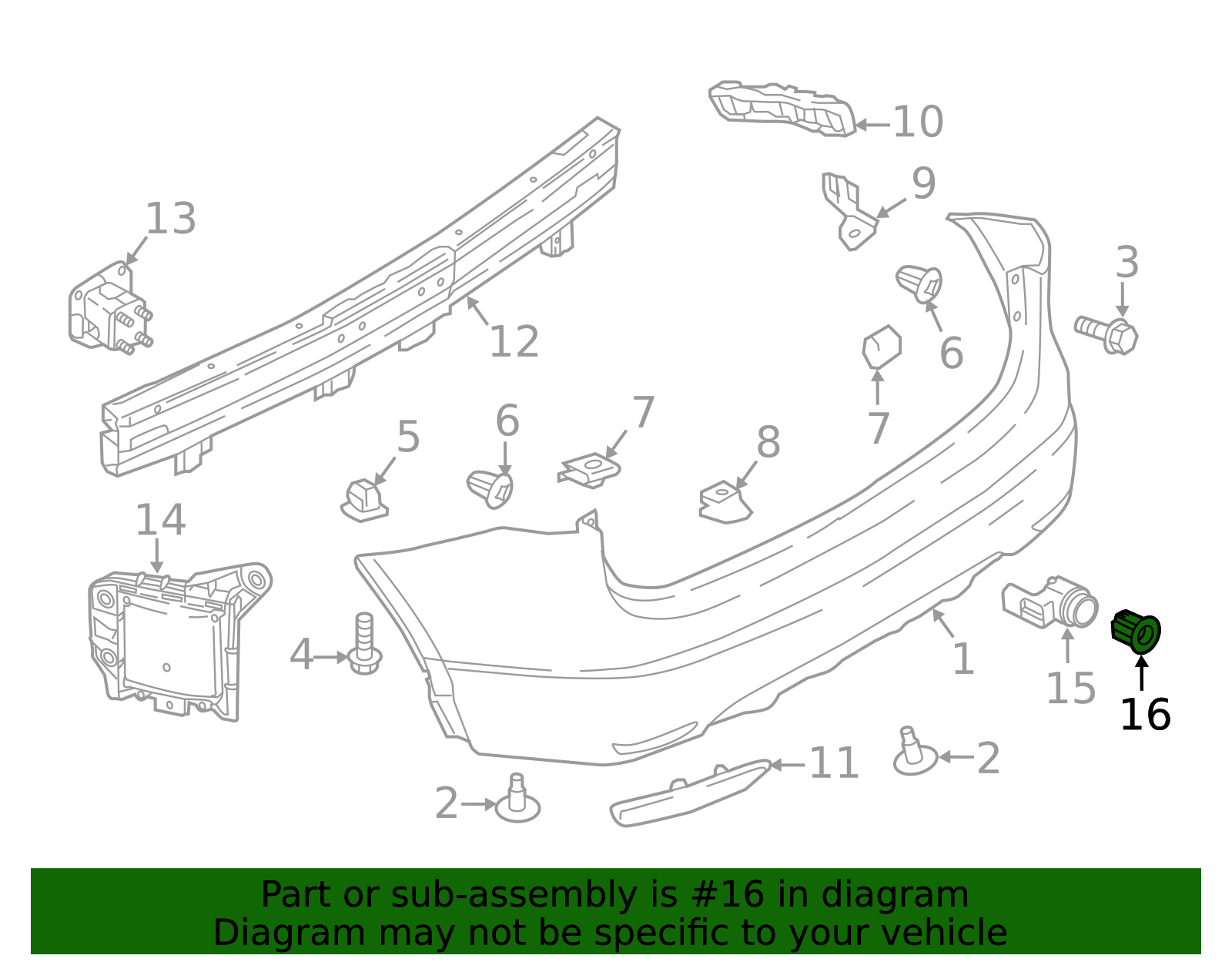 2019-2023 Nissan Sensor Ring 28533-6MM8B | OEM Parts Online