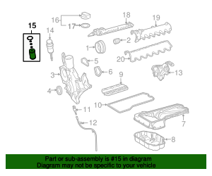 275-180-00-09 - Engine Oil Filter Element 2003-2023 Mercedes-Benz ...