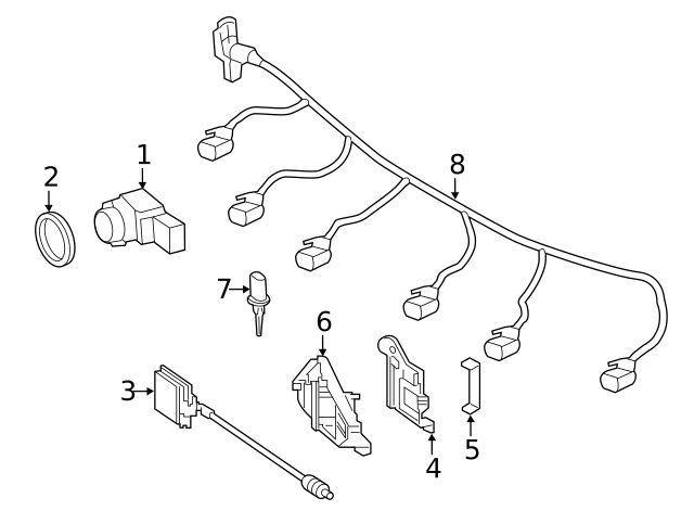 257-540-83-05 - Harness 2019-2020 Mercedes-Benz | Mercedes-Benz USA Parts