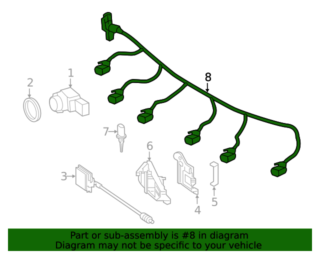 257-540-83-05 - Harness 2019-2020 Mercedes-Benz | Mercedes-Benz USA Parts