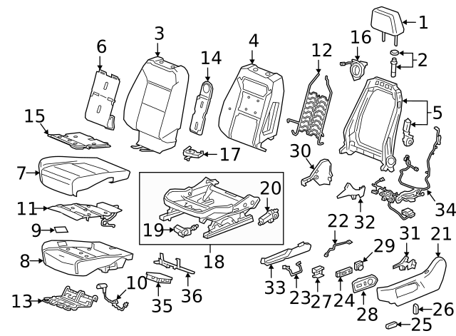 2020-2024 GM Adjust Motor 13545640 | TascaParts.com