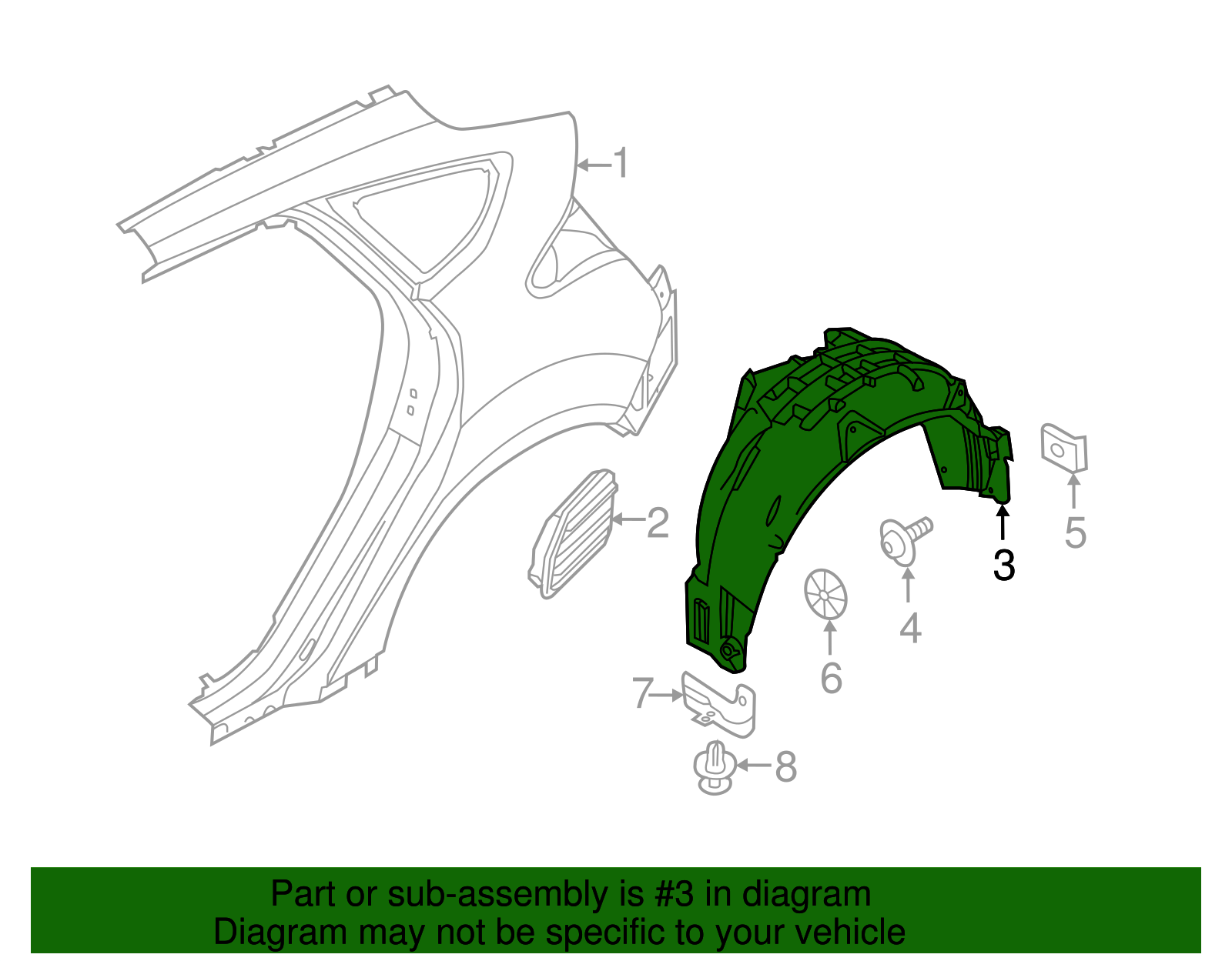 2016-2018 Ford Focus Splash Shield BM5Z-58278B50-A | AutoNationParts.com