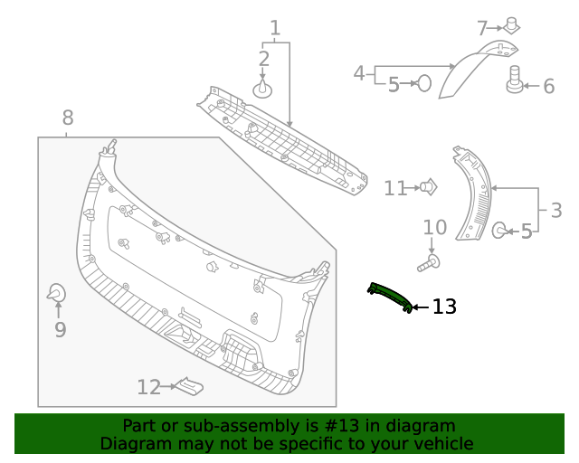 81751-R5000WK - Grip Handle 2021-2023 Kia Sorento | Kia.Parts Store