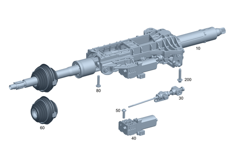 Steering Column Tube and Steering Shaft for 2022 Mercedes-Benz C300 ...