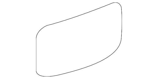 Mirror Glass - Right Lower - 2019-2024 Mercedes-Benz (910-811-36-00-68 ...