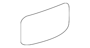 Mirror Glass - Right Lower - 2019-2024 Mercedes-Benz (910-811-36-00-68 ...