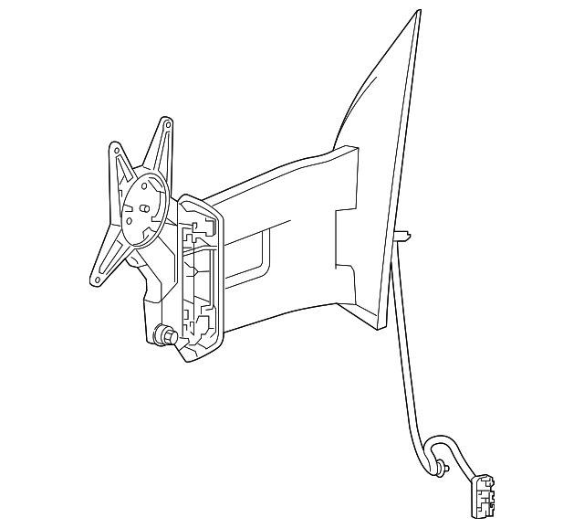 2019-2023 Mercedes-Benz Mirror Base - Left 9108111700 | MB Parts Center