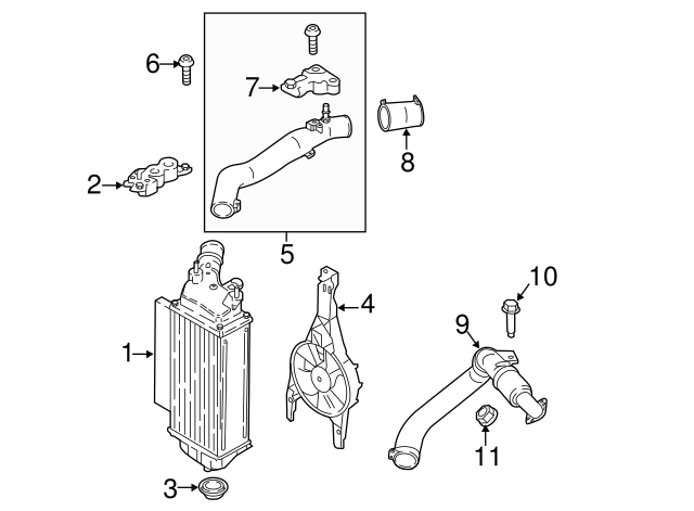 Genuine OEM Ford Part - Connector Tube C1BZ-6F073-C | Genuine OEM Ford ...