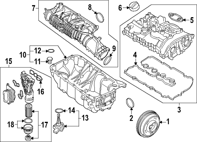 Genuine BMW 11-61-5-A43-708 | Intake Manifold | FREE Shipping on Most ...