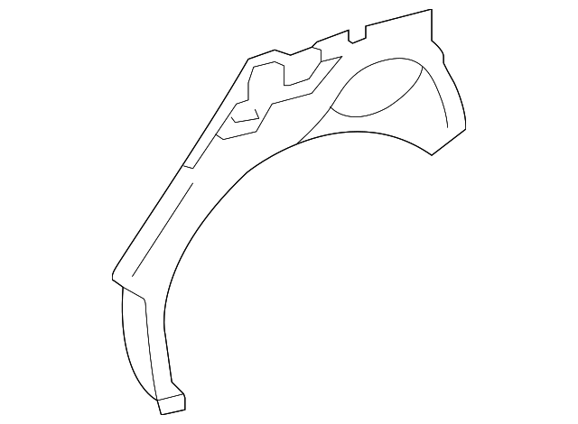 2004-2006 Scion xA Outer Wheelhouse 61632-52070 | Toyota Parts Center