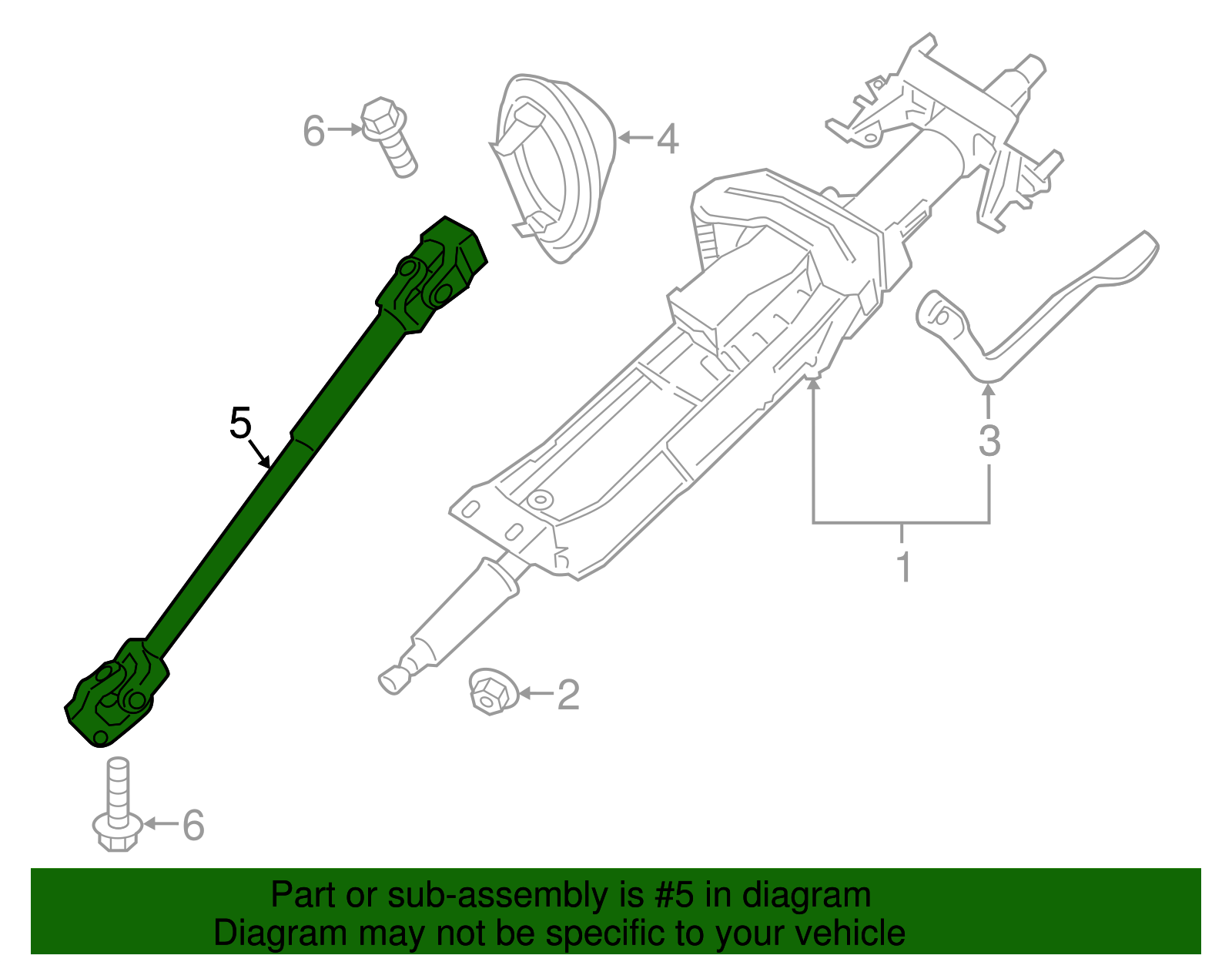 32306791299 - 2012-2023 BMW Lower Shaft (32-30-6-791-299) | BMW of ...