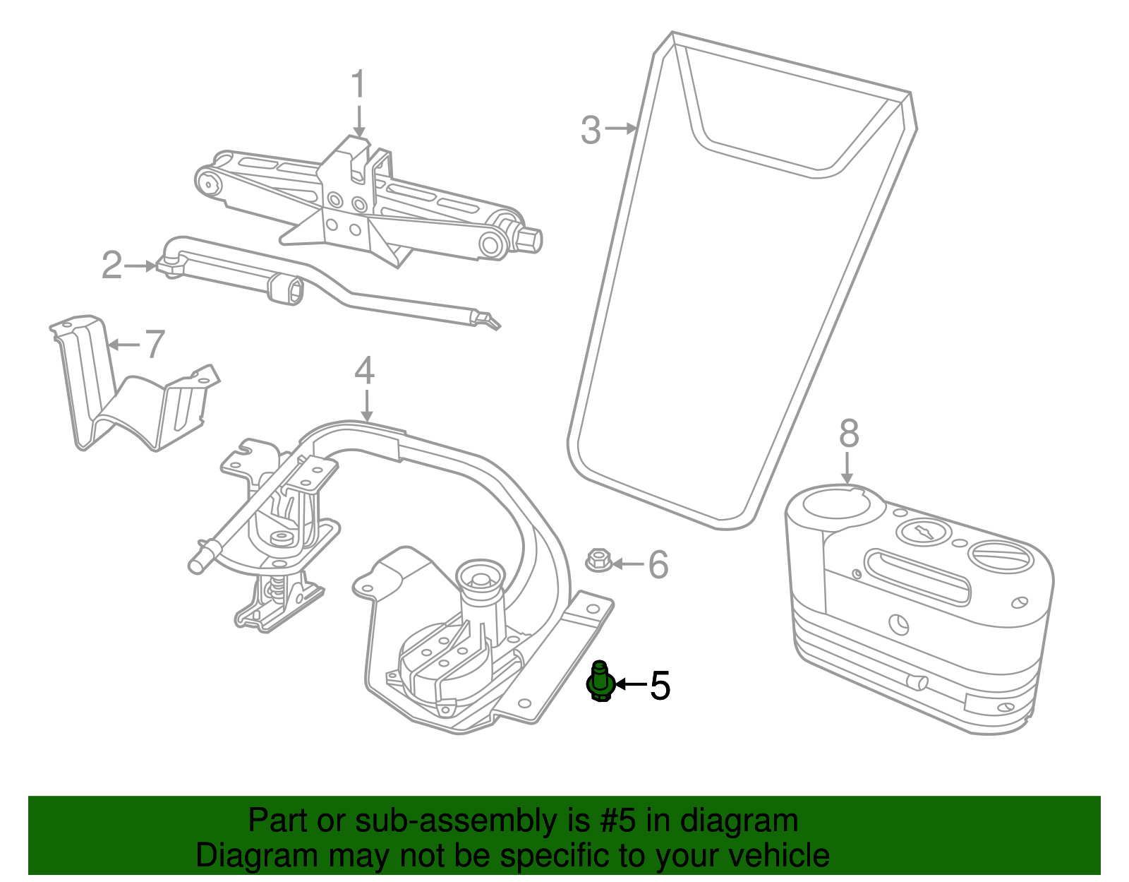 2007-2024 Mopar Bracket Bolt 06104384AA | Mopar Parts Canada