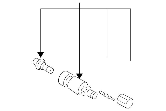 2000-2018 Audi Valve Stem 4D0-601-361 | Genuine Audi Parts