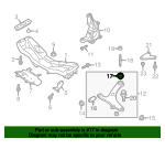2006-2024 Subaru Lower Control Arm Rear Bushing 20204AG011 | OEM Parts ...