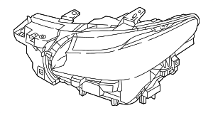 TM55-51-041C - Composite Headlamp 2016-2021 Mazda CX-9 | Mazda Parts ...