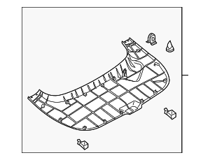 2009-2023 Nissan Lower Trim Panel 90901-1ES1A | Nissan Parts Plus