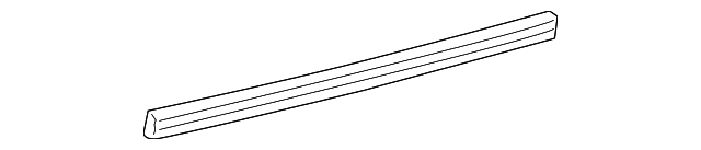 76825-02130 - License Molding Protector 2011-2013 Toyota Corolla ...