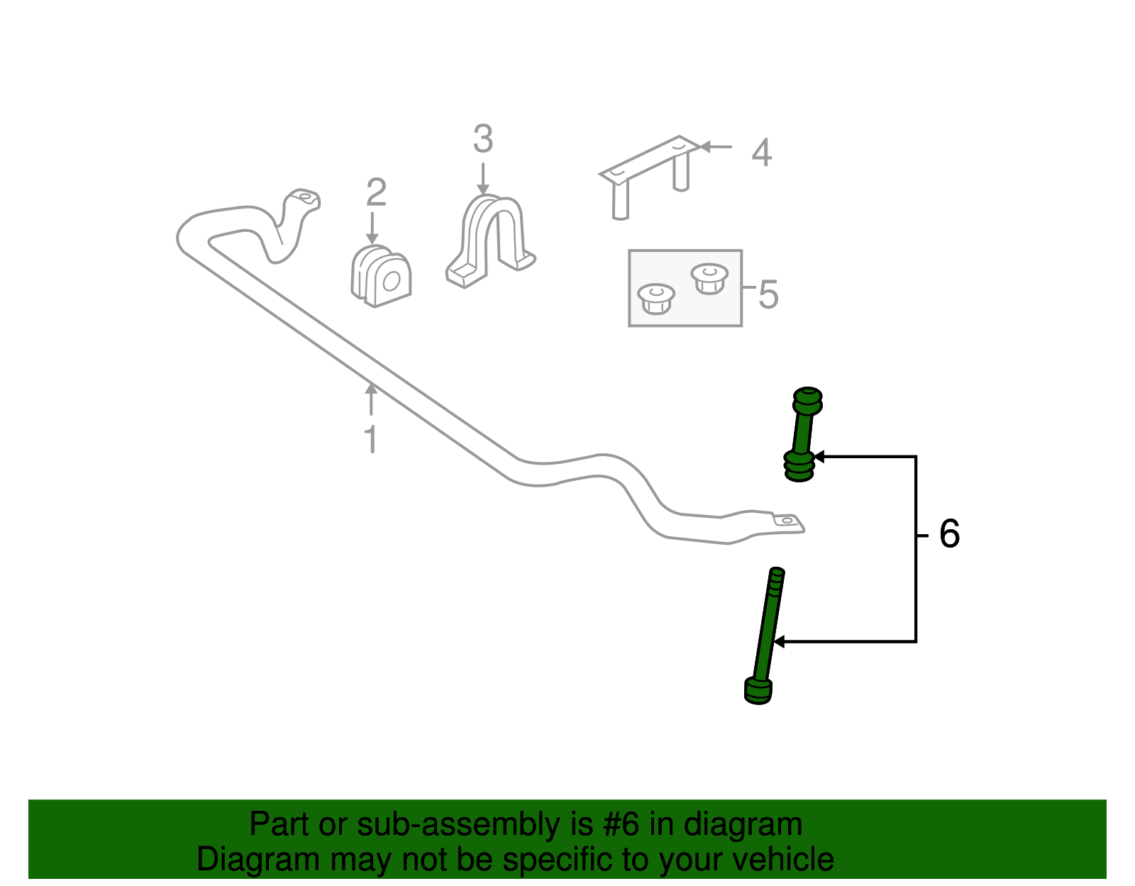 MEF-191 - Motorcraft™ Stabilizer Link 2007-2017 Ford | Ford Parts ...
