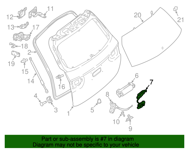 213-740-00-35-64 - Lift-Gate Latch 2017-2023 Mercedes-Benz | Mercedes ...