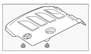 264-010-24-00 - Engine Cover 2019-2023 Mercedes-Benz | Mercedes-Benz ...