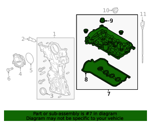 2016-2020 Mazda Valve Cover PY8W-10-210A | TascaParts.com