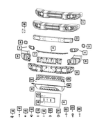 Front Bumper and Fascia for 2018 Jeep Wrangler | Mopar eStore