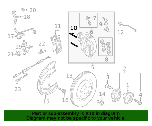 4KE-615-145 - Mount Kit 2019-2024 Audi | AutoNationParts.com