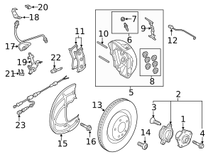 4M0-498-625-G - Wheel Bearing 2019-2023 Audi | Audi OEM Parts