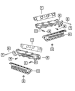 2003-2015 Mopar Exhaust Manifold Bolt, Mounting 06507746AA | Mopar eStore