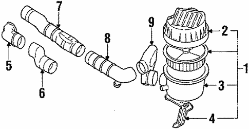 Air Intake for 1989 Isuzu Trooper | Isuzu Parts Center