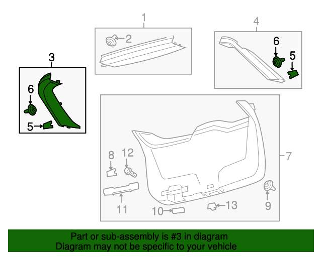 Ford Dealership 2015-2023 Ford Edge Side Trim FT4Z-5842410-AA | Ford ...
