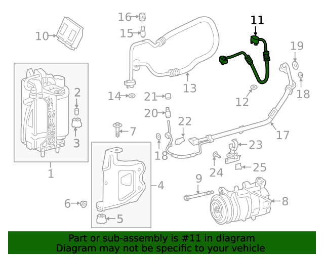 Genuine BMW 64-53-9-398-899 | Discharge Hose | FREE Shipping on Most ...