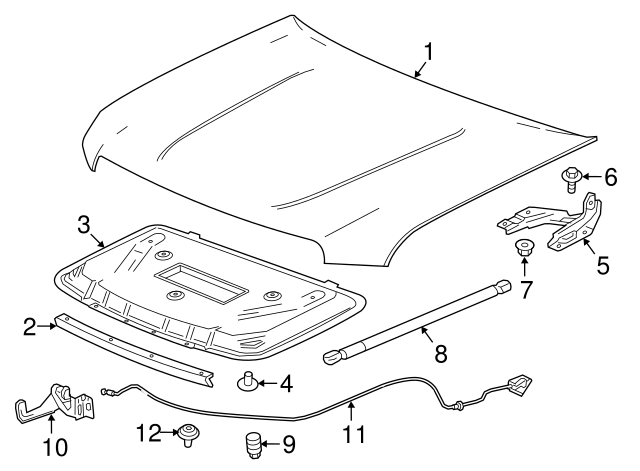 2015-2021 GM Support Cylinder 23167779 | GMPartsDirect.com