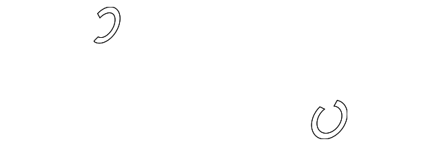 2021-2023 Ford Mustang Mach-E Inner Boot Retainer Clip lj9z3b498d ...