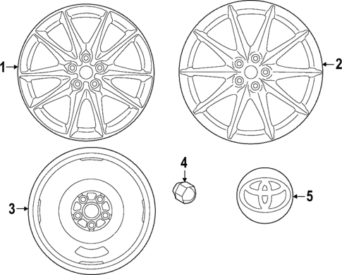 Wheels & Trim for 2023 Toyota GR86 | Toyota Parts Center