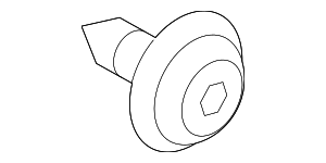 2017-2021 Ford Upper Center Pillar Trim Clip -W718999-S900 | TascaParts.com