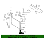 25336-C8000 - Radiator Assembly Lower Insulator 2018-2021 Kia Rio | Kia ...