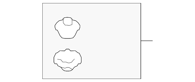 25336-C8000 - Radiator Assembly Lower Insulator 2018-2021 Kia Rio | Kia ...